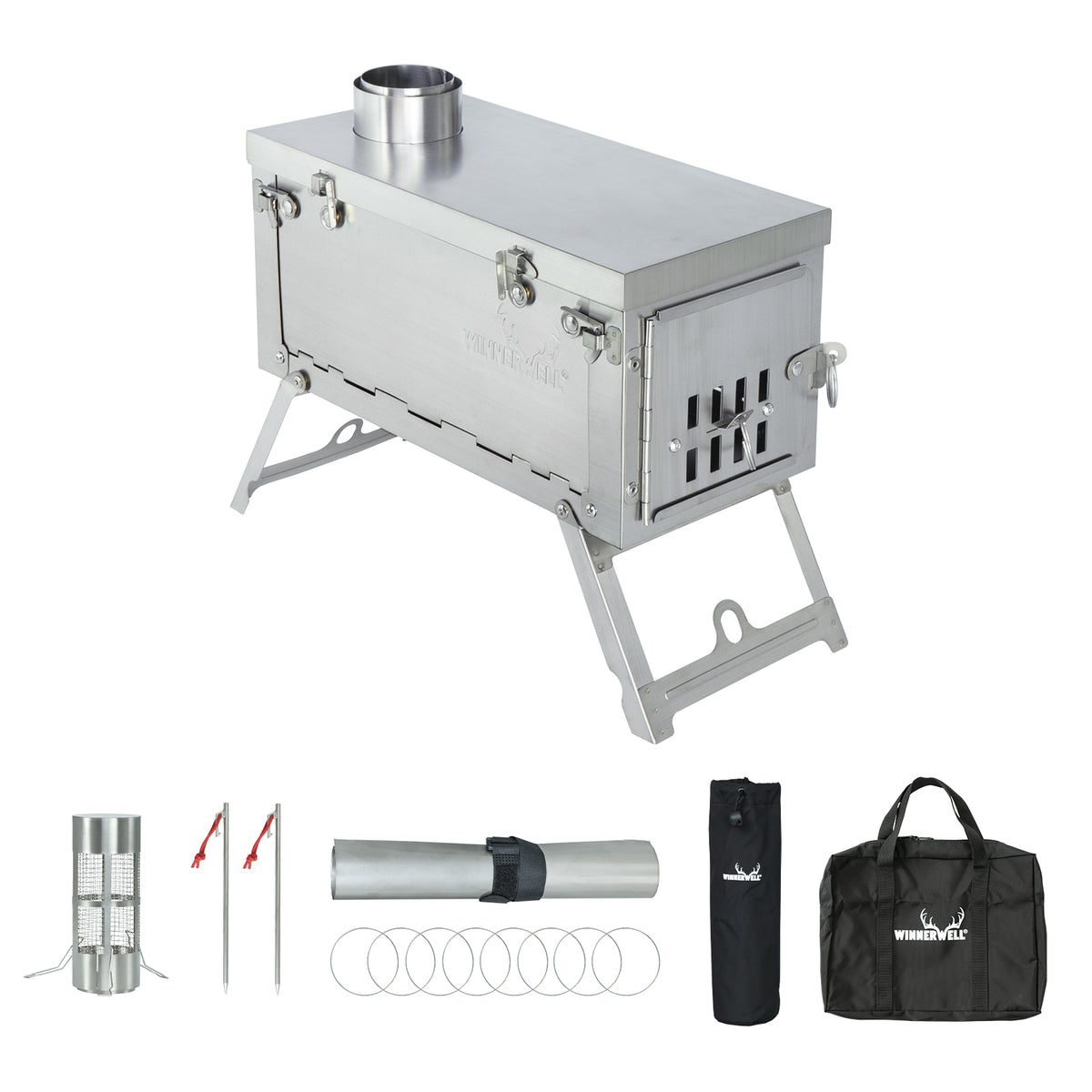 Winnerwell Fastfold Titanium Camping Stove Series - Lightweight & Portable